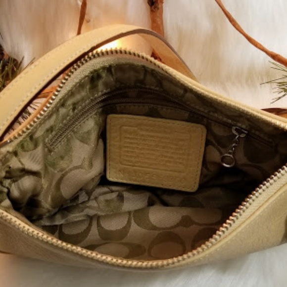 Coach | Bags | Coach Buff Leather Pochette | Poshmark